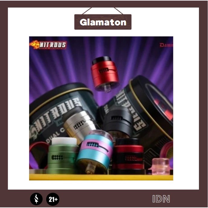 Jual DUAL CAP NITROUS DUAL CAP RDA NITROUS BY KOKO SARANG 100%AUTHEN ...