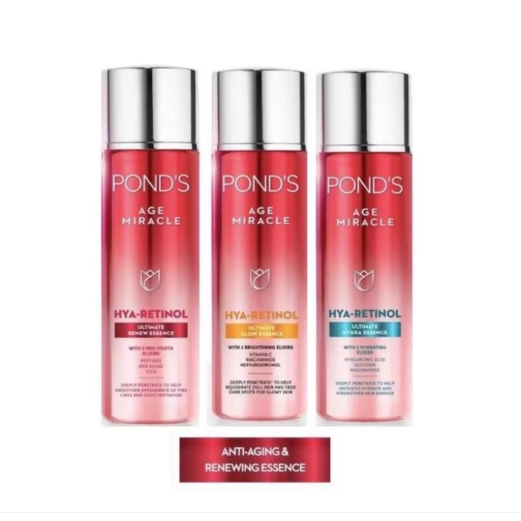 Jual Ponds Age Miracle HYA-RETINOL Ultimate Essence 50ml /110ml ...