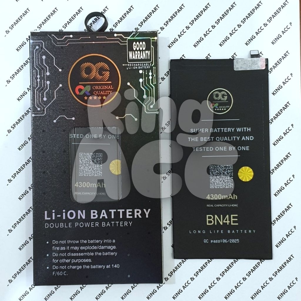 Jual OG SUPER BATERAI BATRE BATTERY TAB XIAOMI MI PAD 5 BN-4E BN4E DOUBLE POWER | Shopee Indonesia
