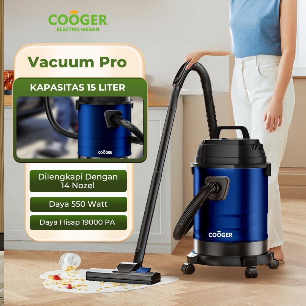 Jual COOGER Vacuum Wet And Dry Pro Mini Dengan Desain Kompak Kapasitas ...