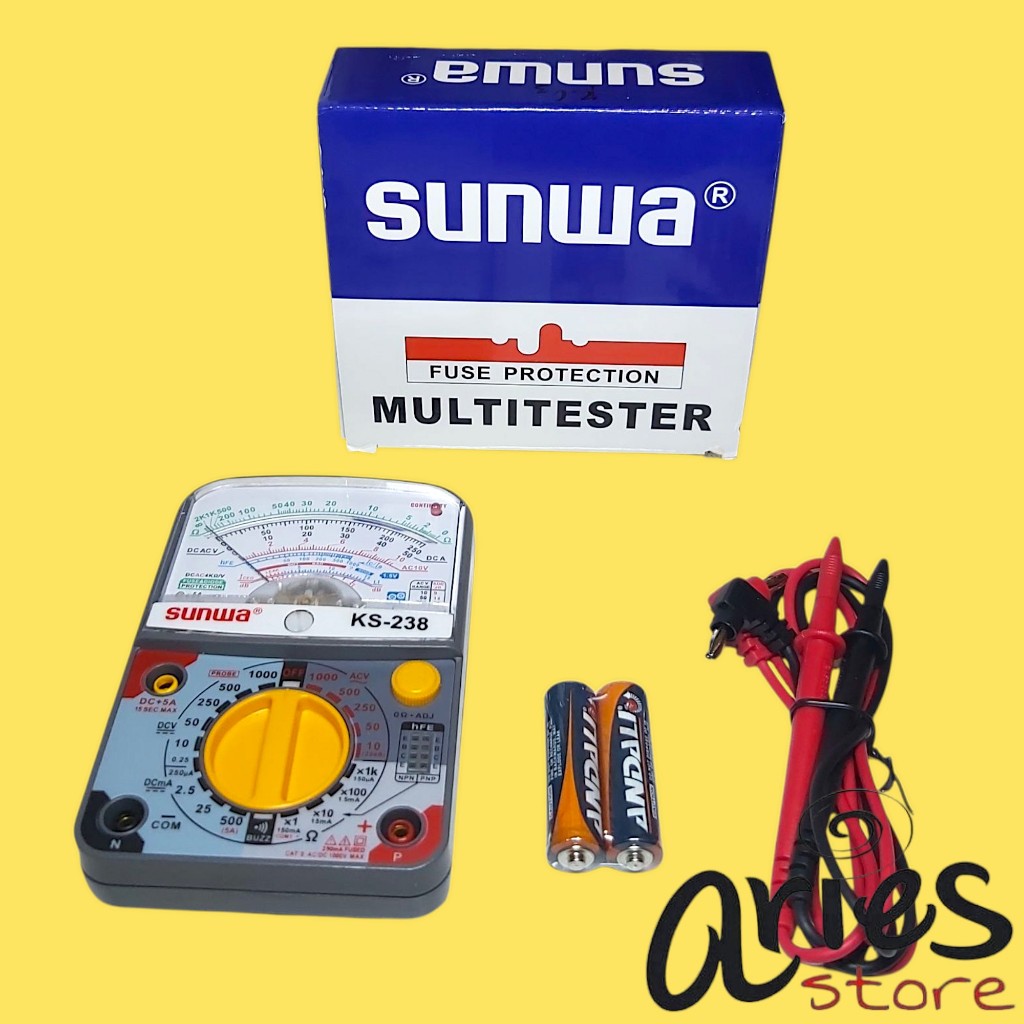 Jual MULTITESTER SUNWA KS 238 MULTI TESTER SUNWA | Shopee Indonesia