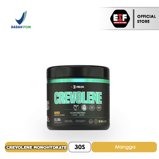 Jual EVOLENE Crevolene Creatine Monohydrate 150g 165g / 30 Serving ...