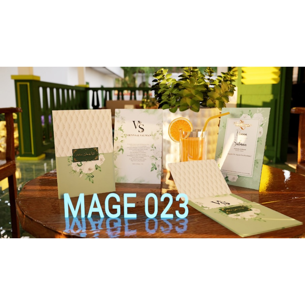 Jual MAGE 23 (Amplop + Isi) Blanko Undangan | Blangko Undangan ...