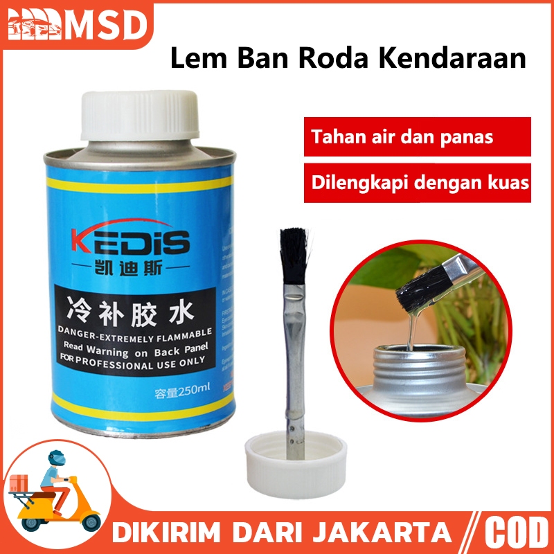 Jual 250 ML Lem Tambal Ban Lem Perbaikan Ban Lem Ban Hitam Roda ...