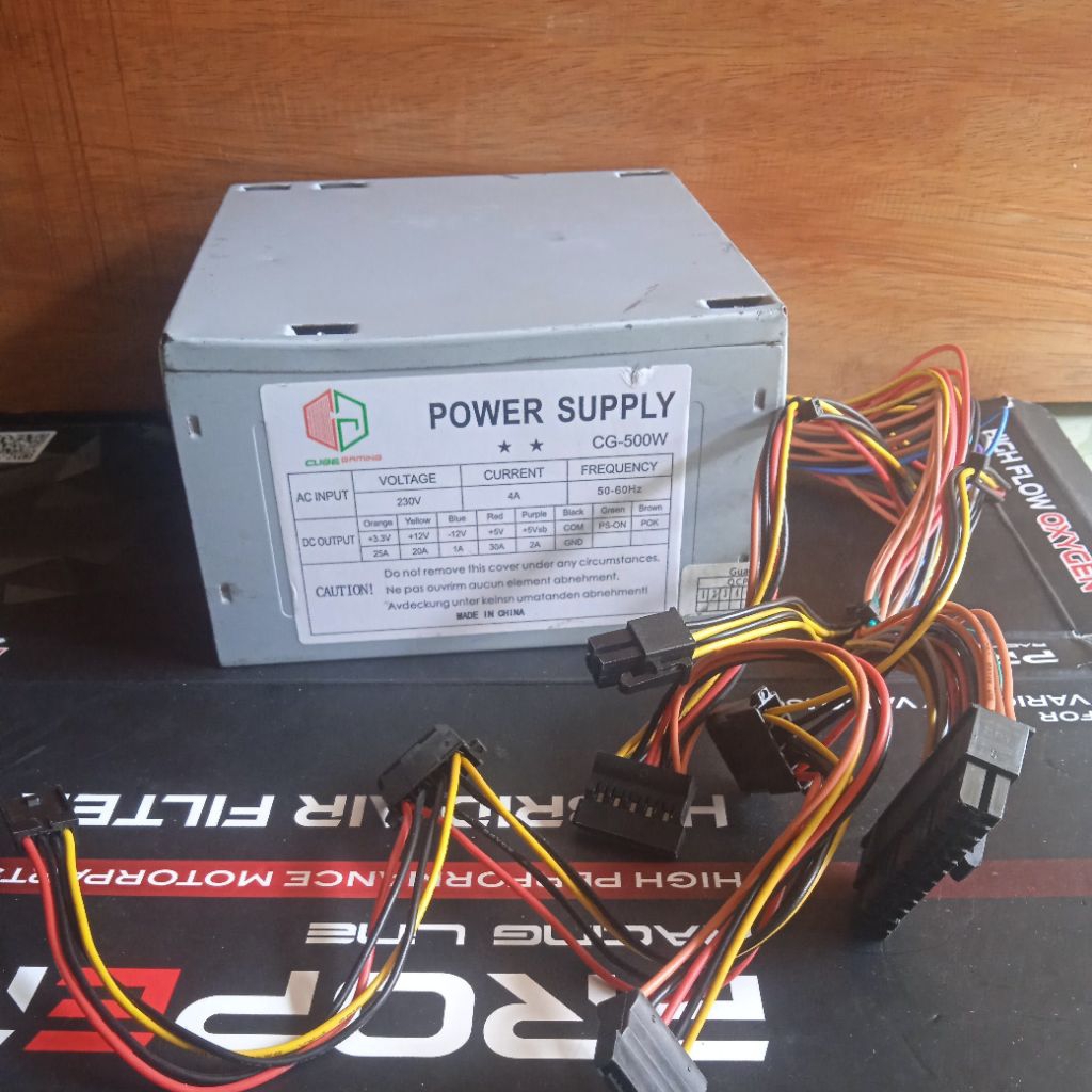 Jual POWER SUPPLY PSU CUBE GAMING 500W ATX LIKE NEW | Shopee Indonesia
