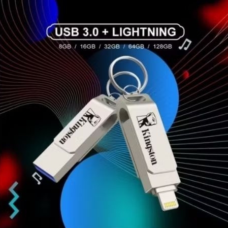 Jual PROMO OTG Flashdisk 1TB Kingston 2 in 1 IOS + USB | Flashdisk ...