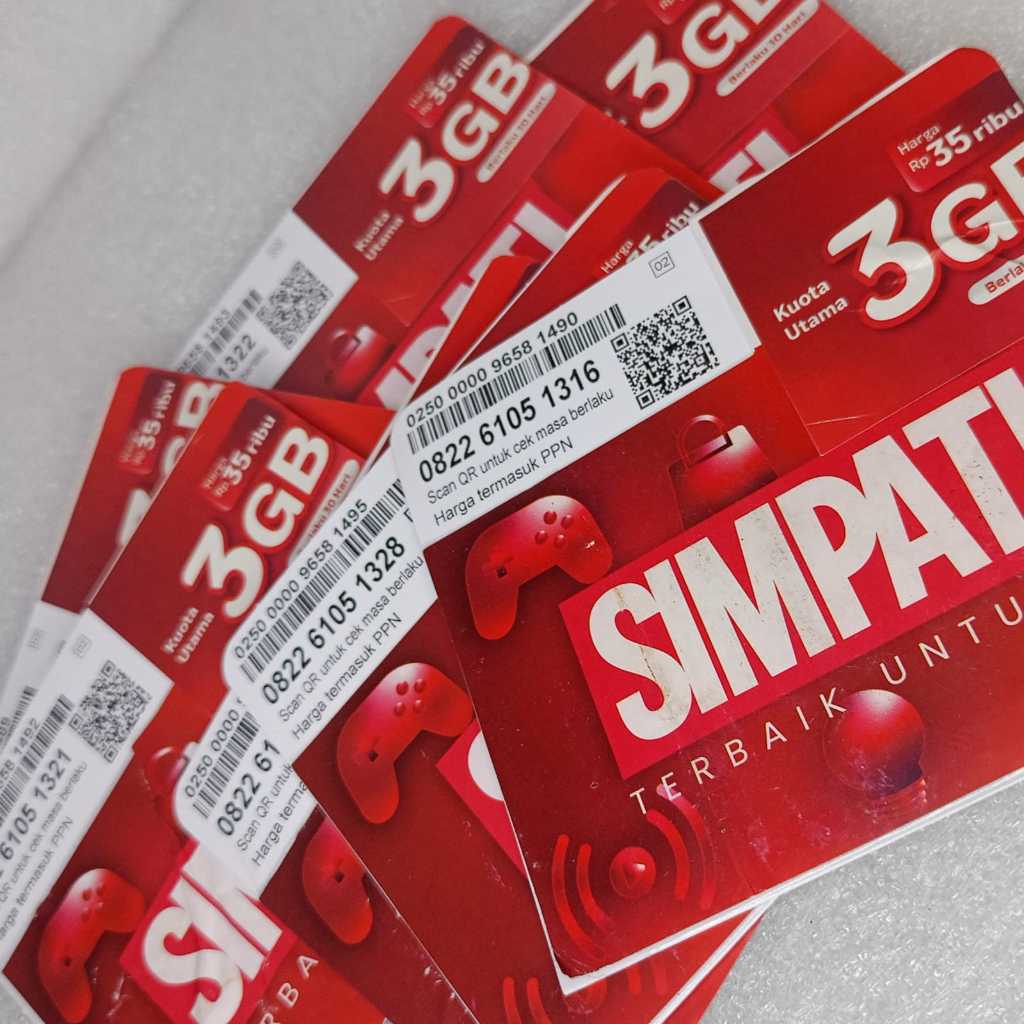Jual KARTU PERDANA TELKOMSEL 3GB - BYU 3GB NASIONAL - KUOTA INTERNET | MURAH | Shopee Indonesia