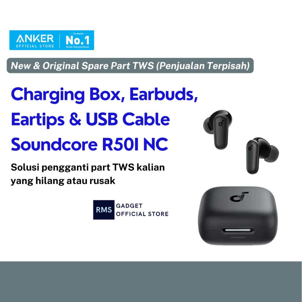 Jual Anker TWS Soundcore R50i NC | Spare Part R50i NC | Part R50i NC ...