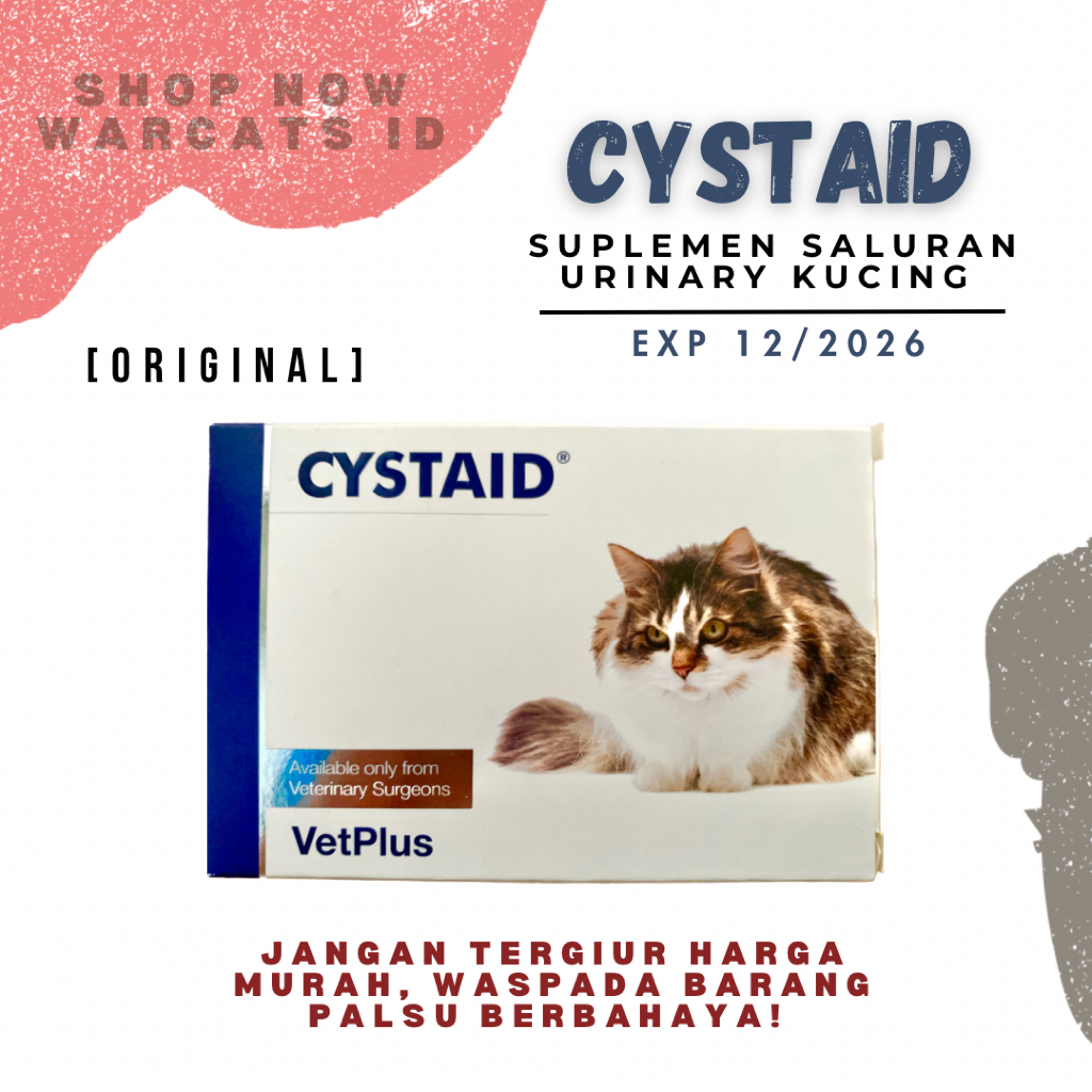 Jual Vetplus - Cystaid Saluran Urinary Kucing (1 kapsul) | Shopee Indonesia