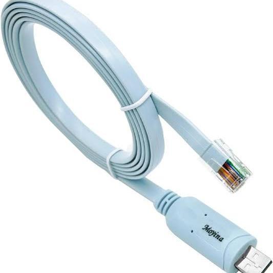 Jual Kabel Console FTDI USB - RJ45 / Cisco Cable Usb to RJ-45 / 6 feet ...