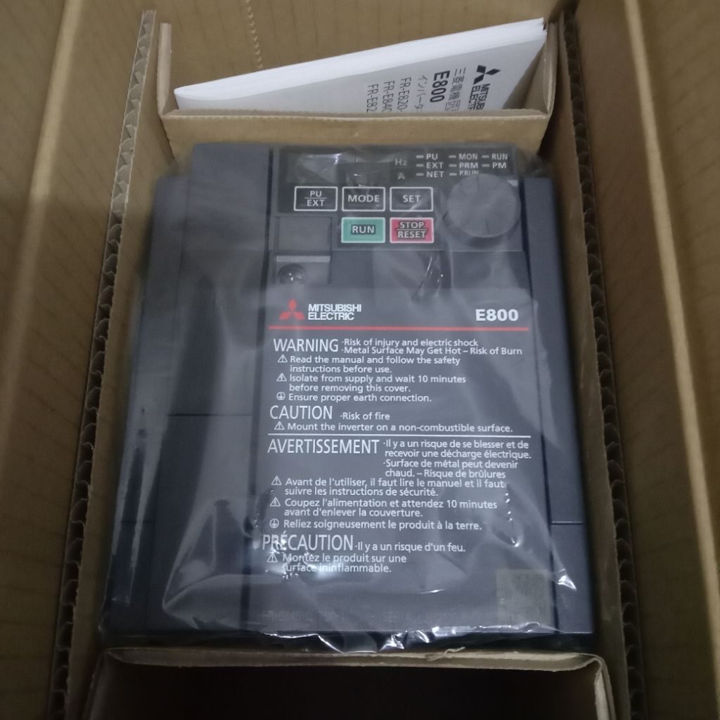 Jual Inverter Mitsubishi FR-E840-0.75K-1 3ph 0,75kw 380v Original ...