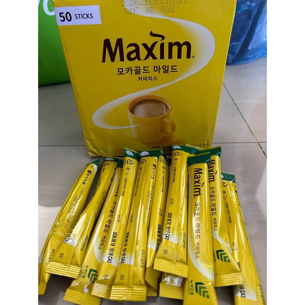 Jual Maxim Korea Coffee - mocha gold mix harga satuan/ecer | Shopee ...