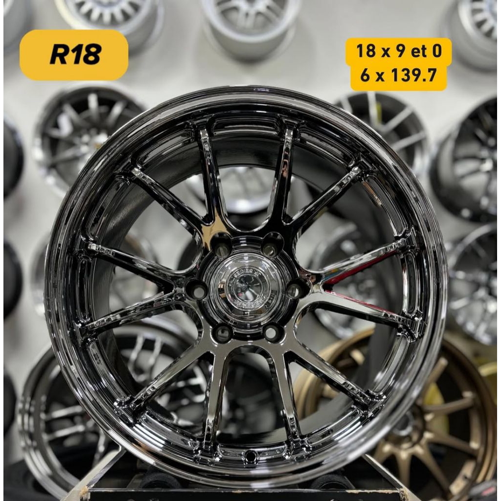 Jual velg mobil ring 18 NF JF LUXURY LEBAR 9 velg racing mobil R18 ...