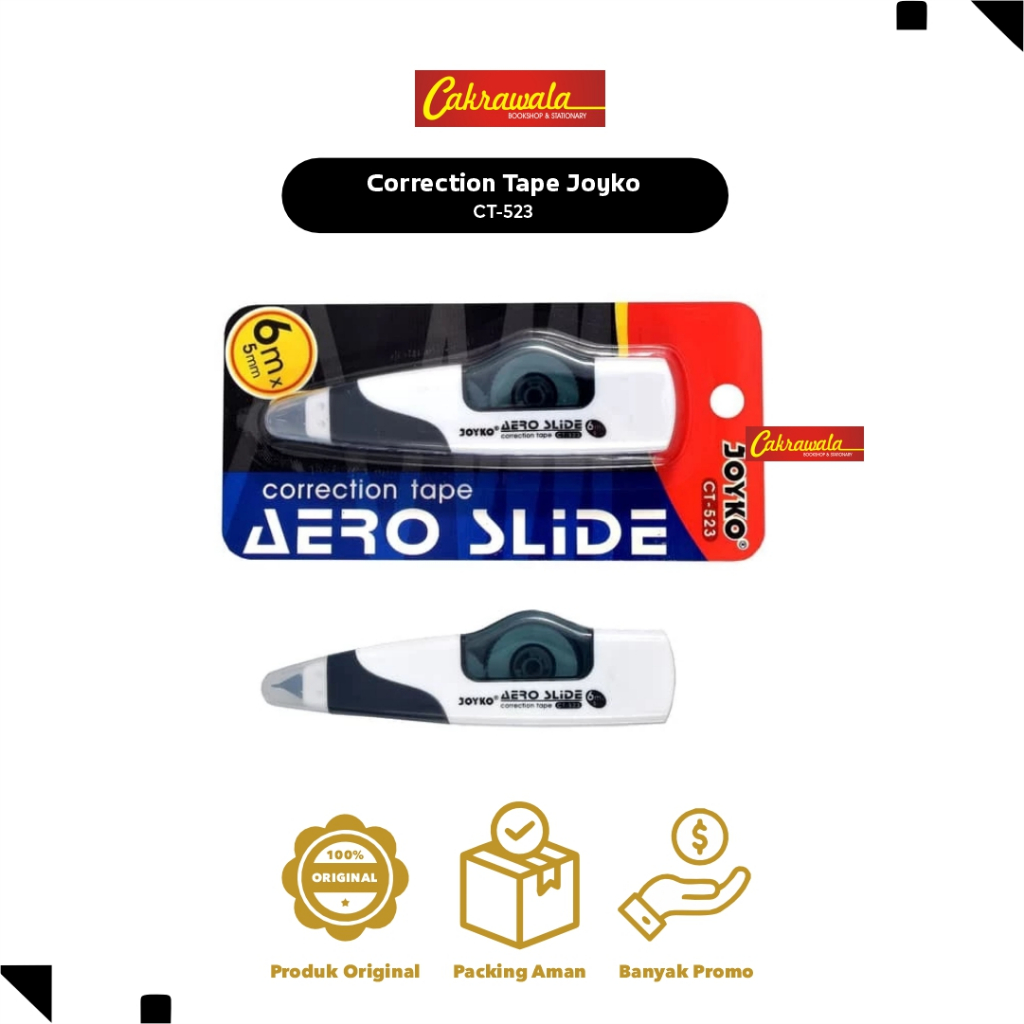 Jual Correction Tape Joyko CT-523 | Tipe X Kertas, Halus & Rapi | Tipe ...