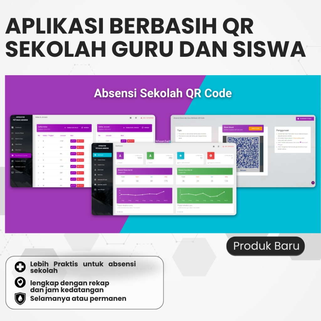Jual Source Code aplikasi absensi berbasis qr untuk guru dan siswa ...