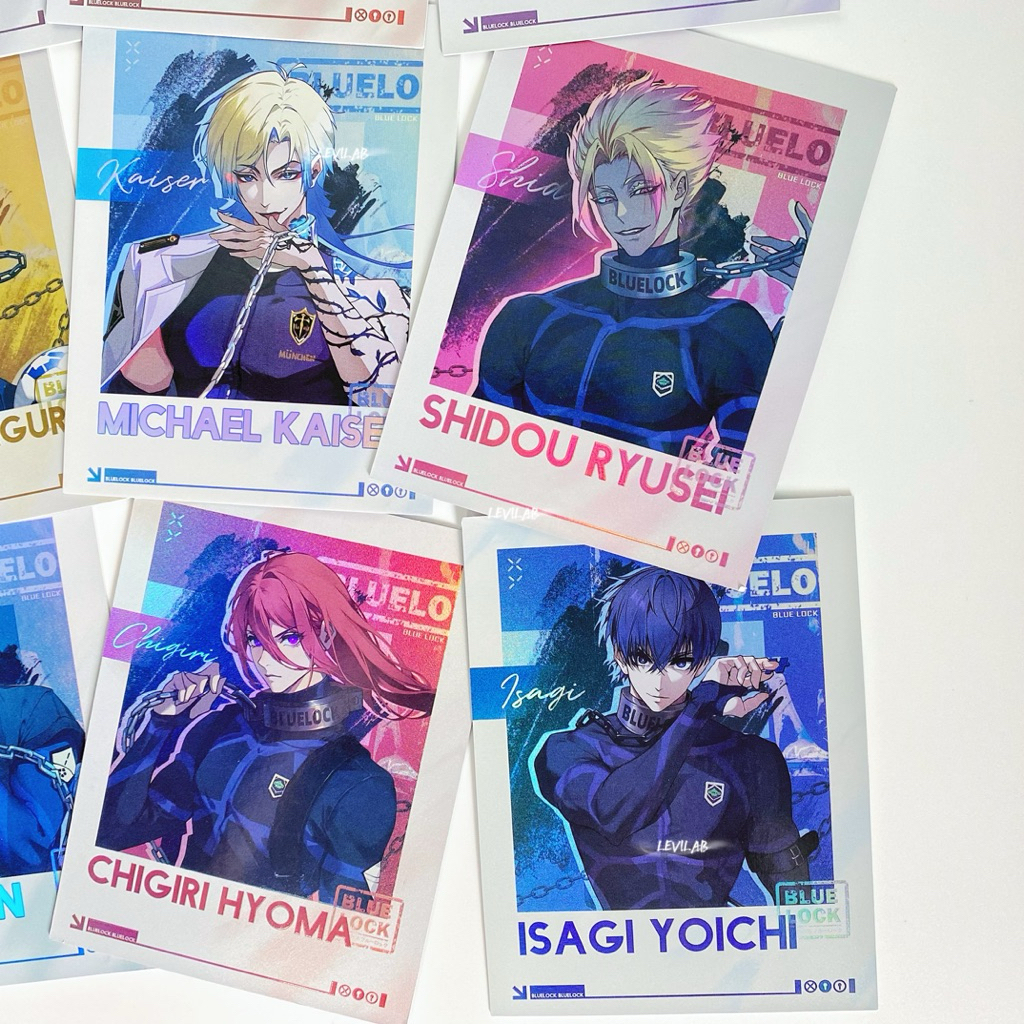 Jual POLAROID UV BLUE LOCK NAGI BACHIRA CHIGIRI KAISER SHIDOU | Shopee ...