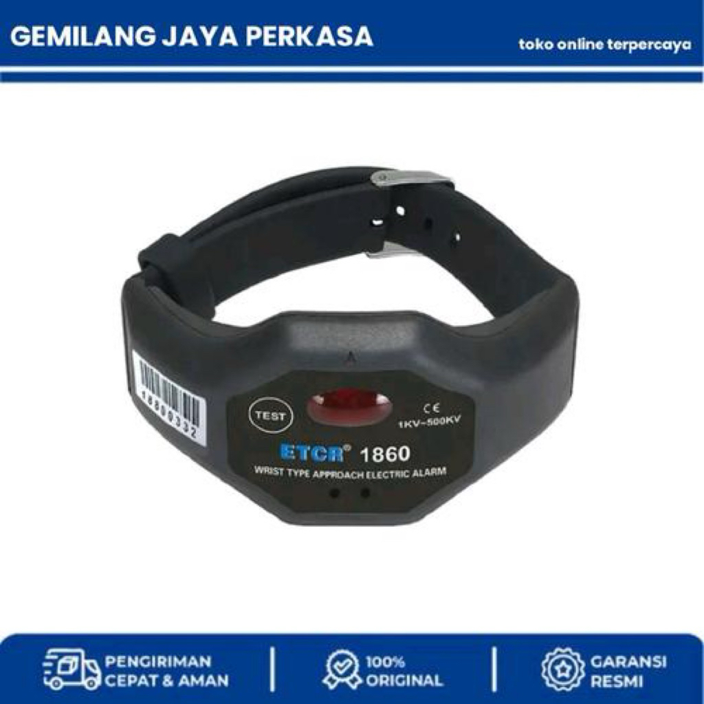 Jual Electricity Alarm ETCR 1860B Wrist Type High Voltage Approach ...