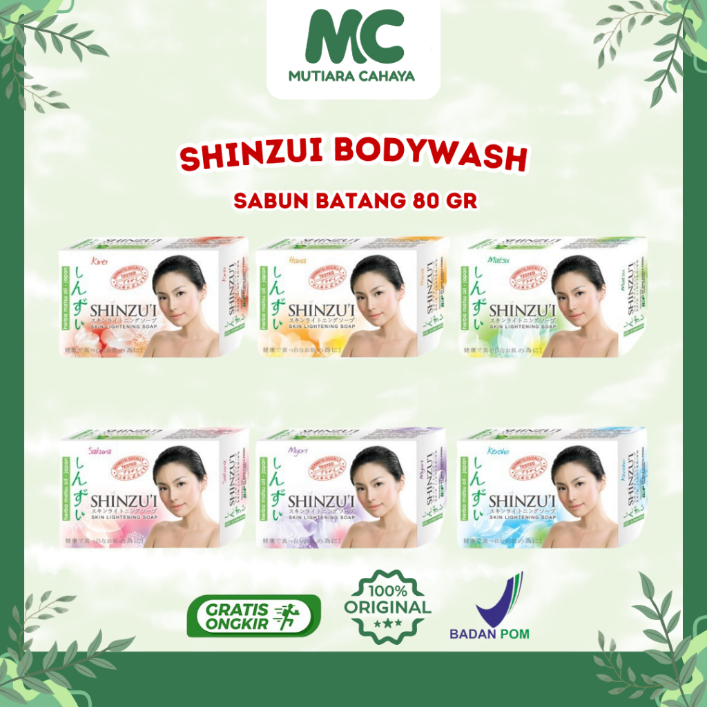 Jual MC Official - Shinzui Sabun Batang 80 gr | Shinzui BodySoap Batang ...
