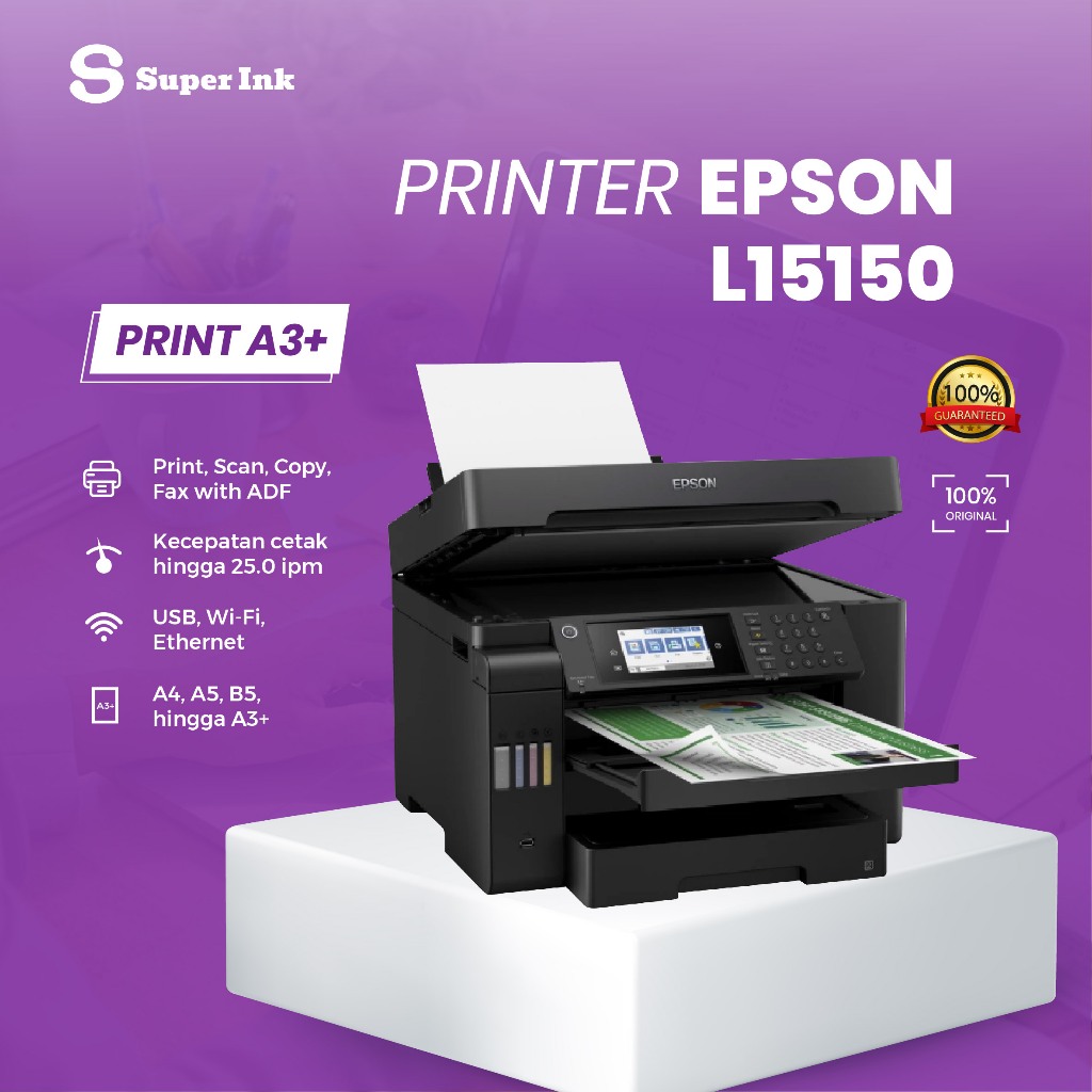 Jual Printer Epson L15150 L 15150 - Print A3+ Scan Copy A3 Wifi Auto ...