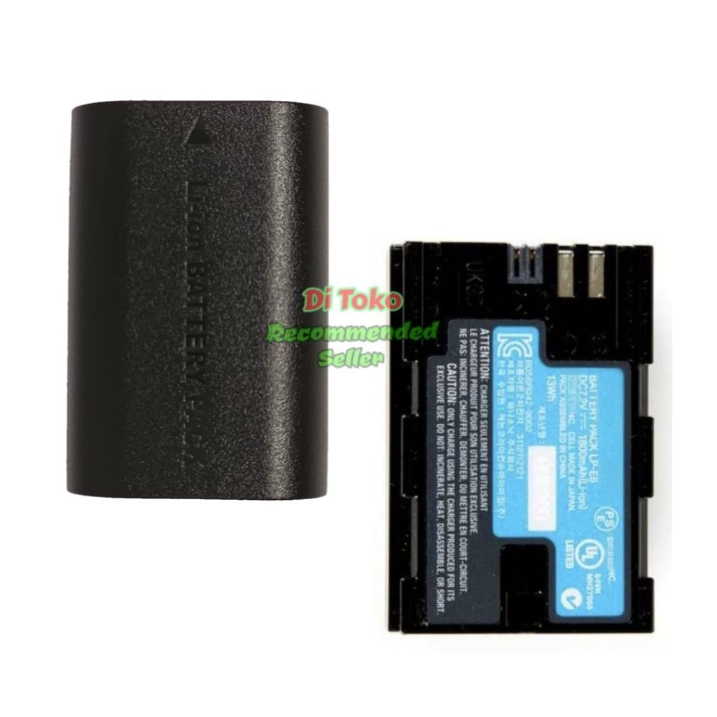 Jual Canon Battery Kamera Lp E6 Baterai For Charger Lc E6e Batrai Eos 60D 70D 80D Batrei Camera ...