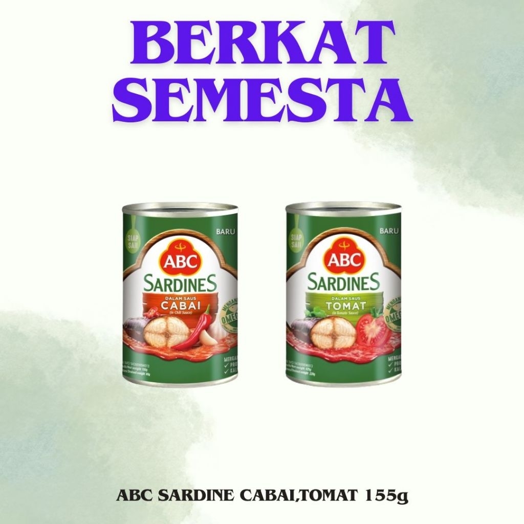 Jual ABC SARDINES SARDEN TOMAT/CABAI/EXTRA PEDAS 155g | Shopee Indonesia