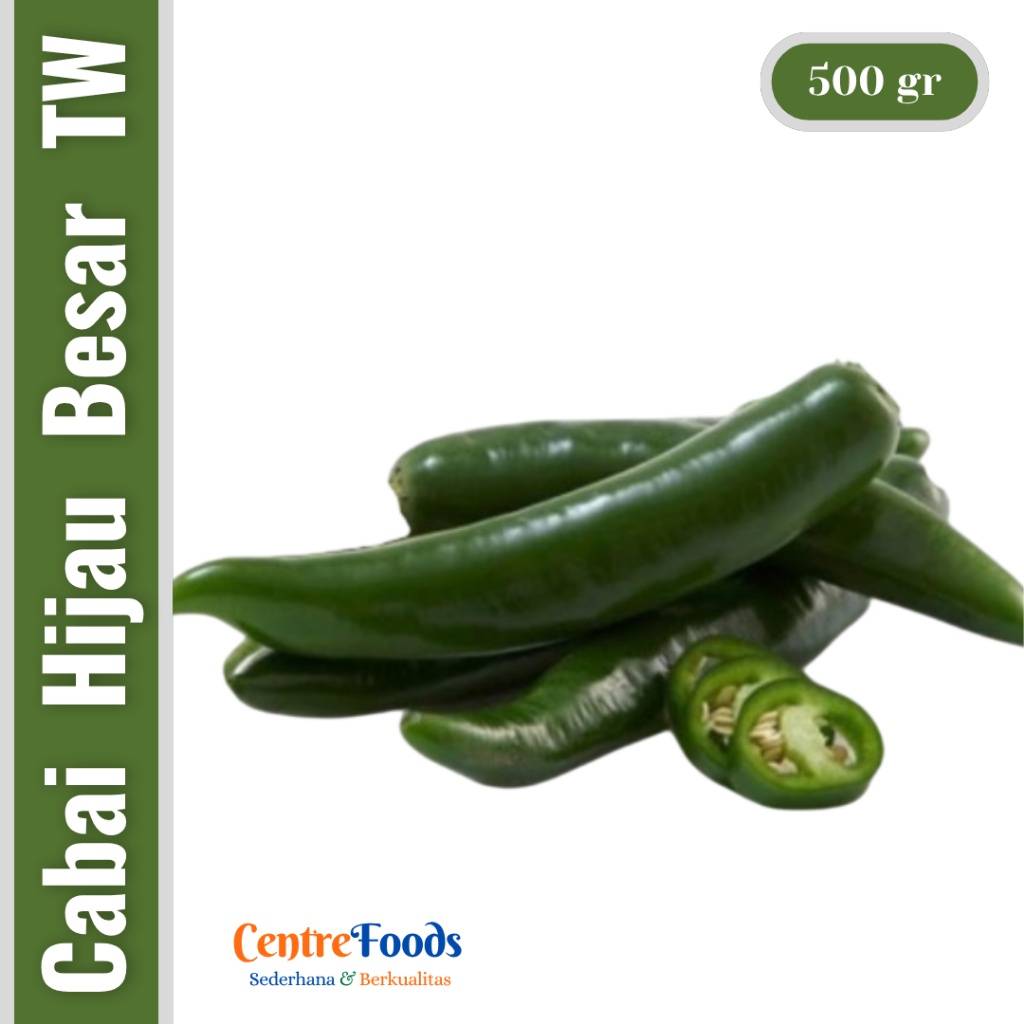 Jual Cabe Hijau Besar tanpa Tangkai Fresh - Cabai Ijo Besar PETIK ...