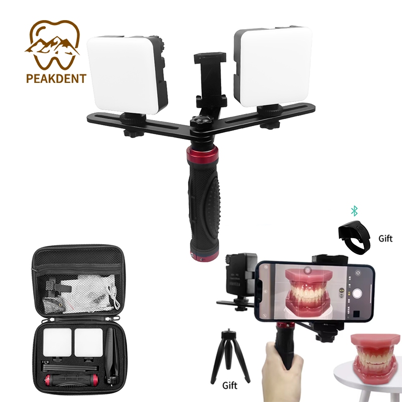 Jual 1 Set Dental Gandheld Mobile Photography Bluetooth LED Light ...