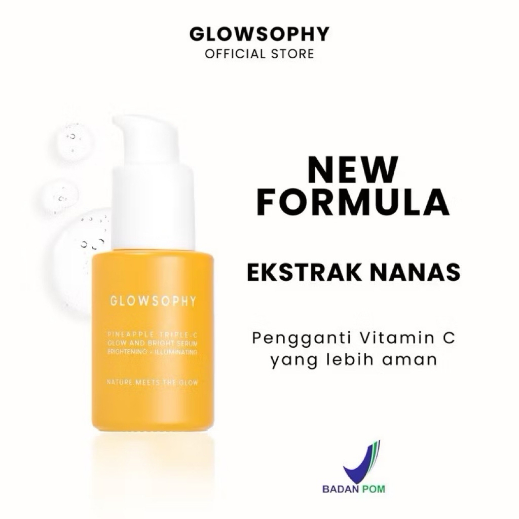 Jual Glowsophy Pineapple Triple-C Glow and Brightening Serum Hyaluronic ...