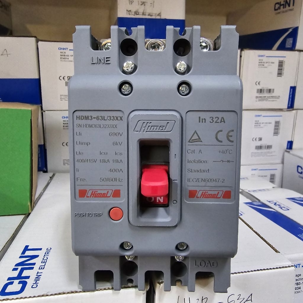 Jual MCCB 18KA 3PHASE 20A 25A 32A 40A 50A 63A HIMEL ELEKTRIK | Shopee ...