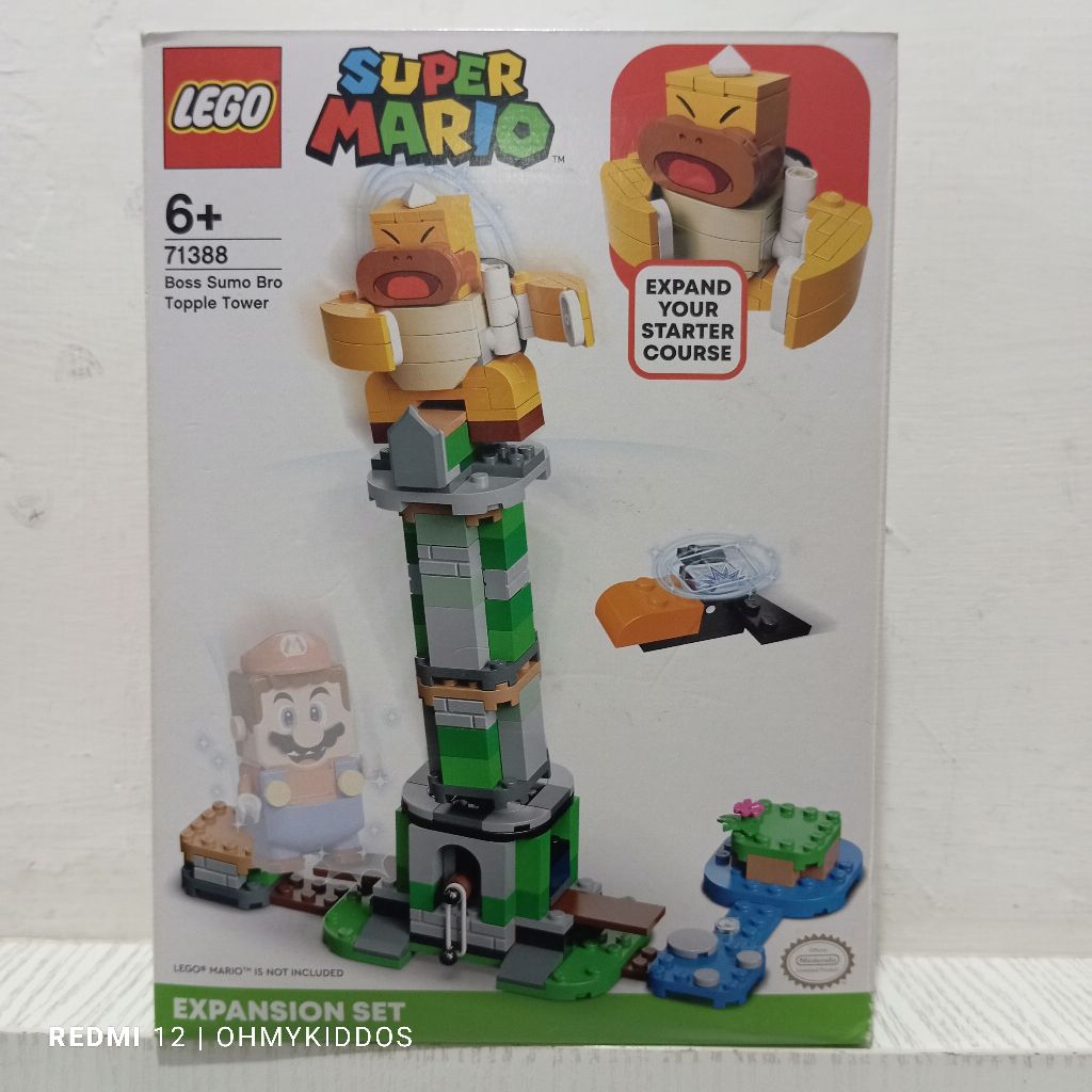 Jual ori original lego super mario bros 71388 boss sumo bro topple ...