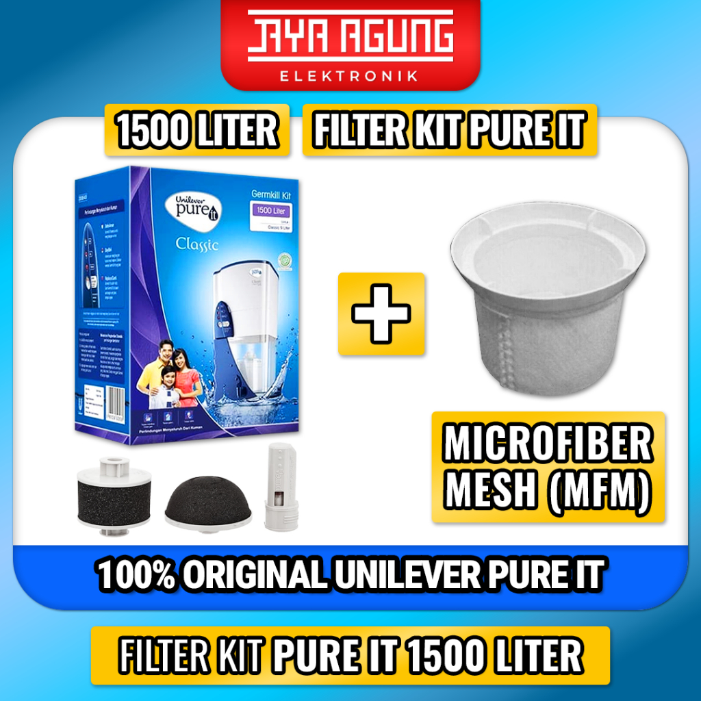 Jual Filter Germkill Kit PURE IT 1500 Liter Saringan Air Unilever Germ ...