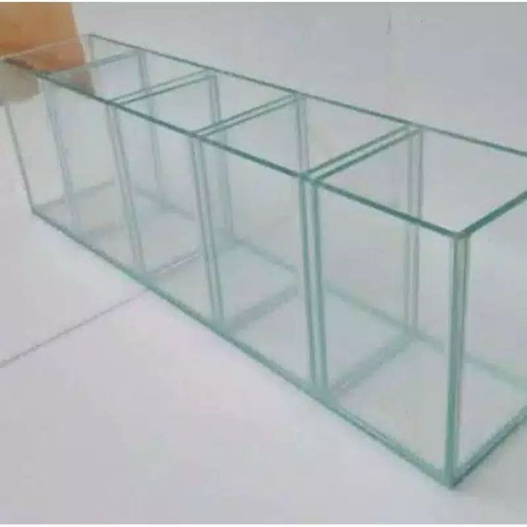 Jual Soliter kaca ikan cupang dan gepy sekat 5/ 5 ruang | Shopee Indonesia