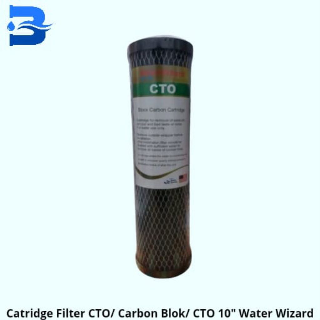 Jual Catridge Filter CTO/ Carbon Blok/ CTO 10 " Water Wizard | Shopee ...