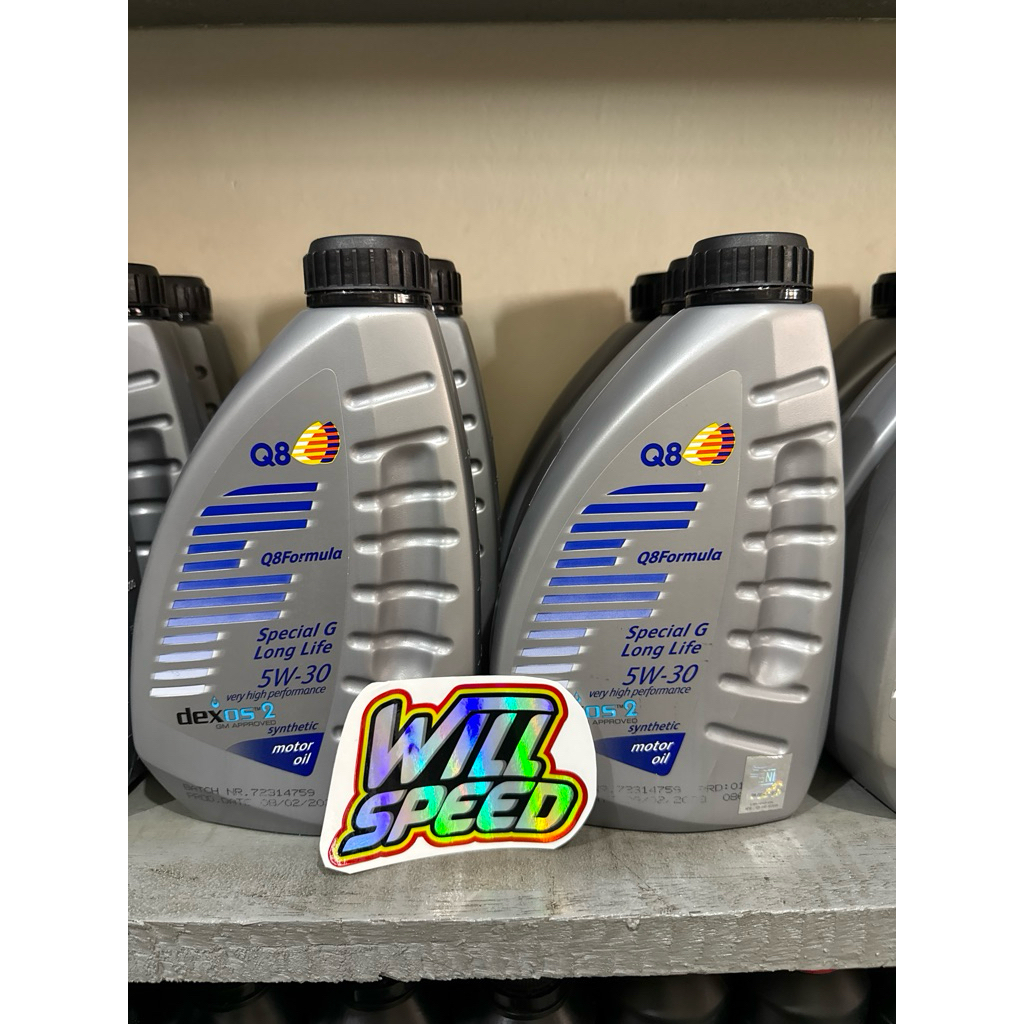 Jual OLI Q8 5W 30 DEXOS 2 SPECIAL G LONGLIFE FULL SYNTHETIC API SN/CF ...