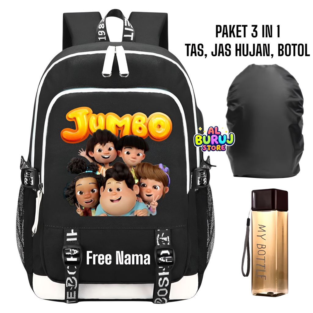 Jual Alburujstore - Tas Sekolah Anak pria dan wanita Tas Ransel anak-anak SD SMP motif JUMBO ...