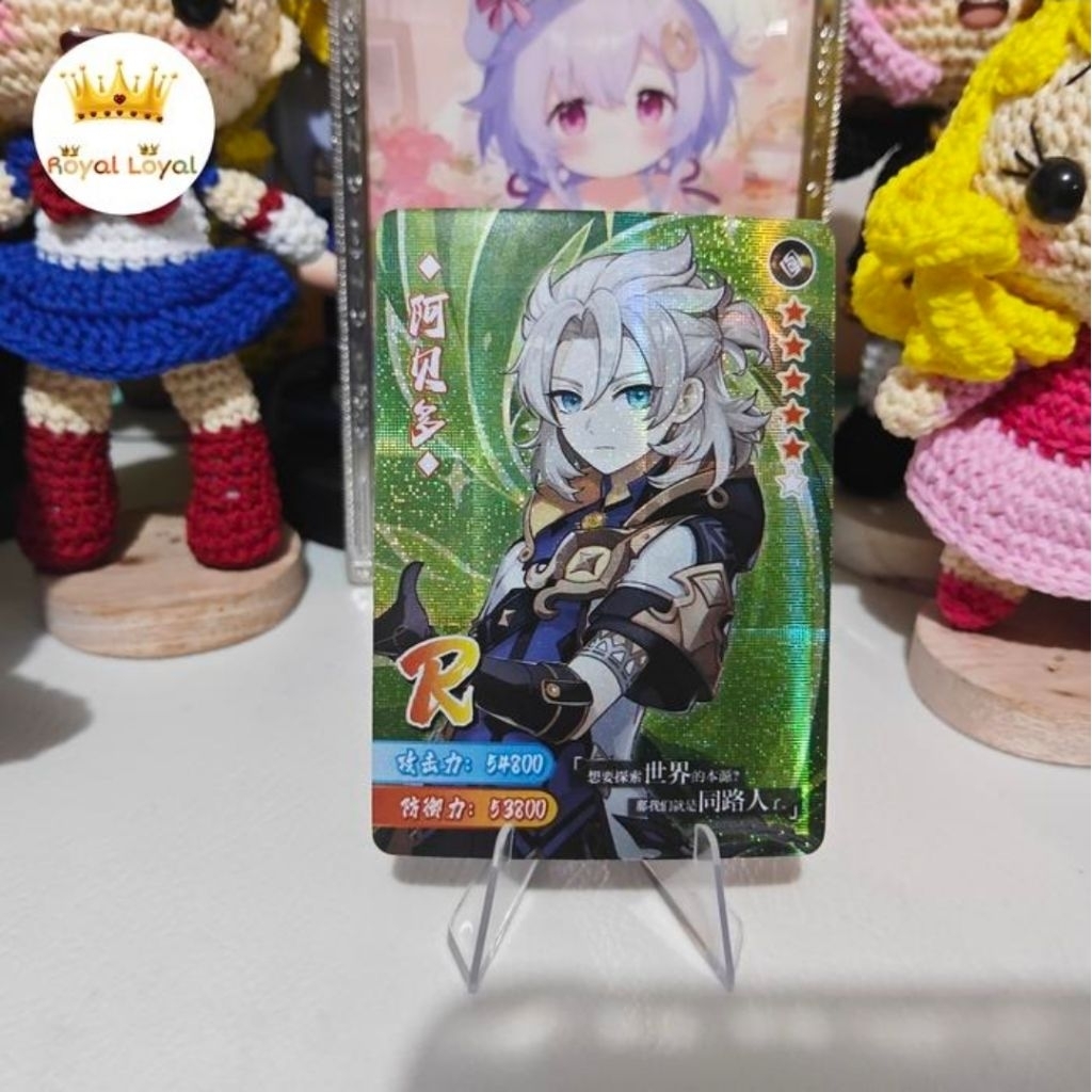 Jual Albedo Kartu Collection CCG TCG Genshin Impact Holo Glitter R Card | Shopee Indonesia