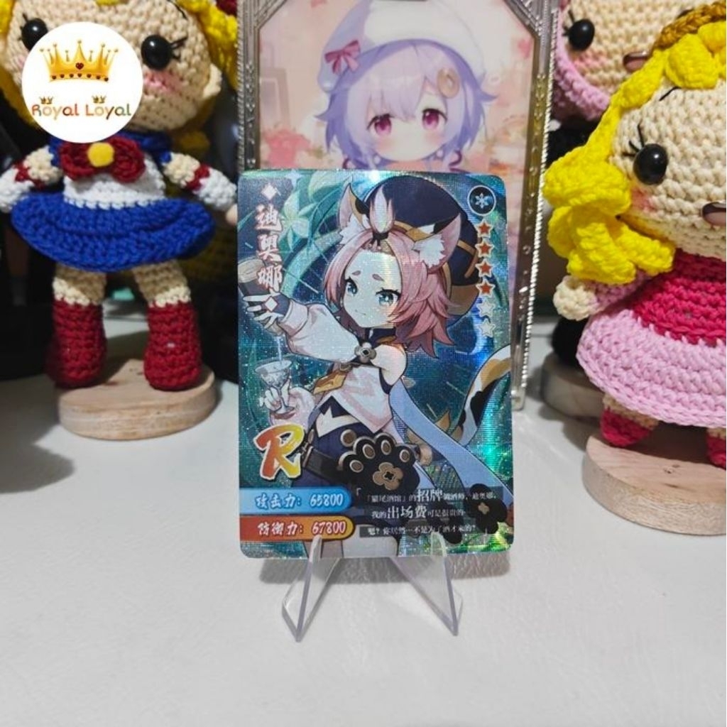 Jual Diona Kartu Collection CCG TCG Genshin Impact Holo Glitter R Card ...