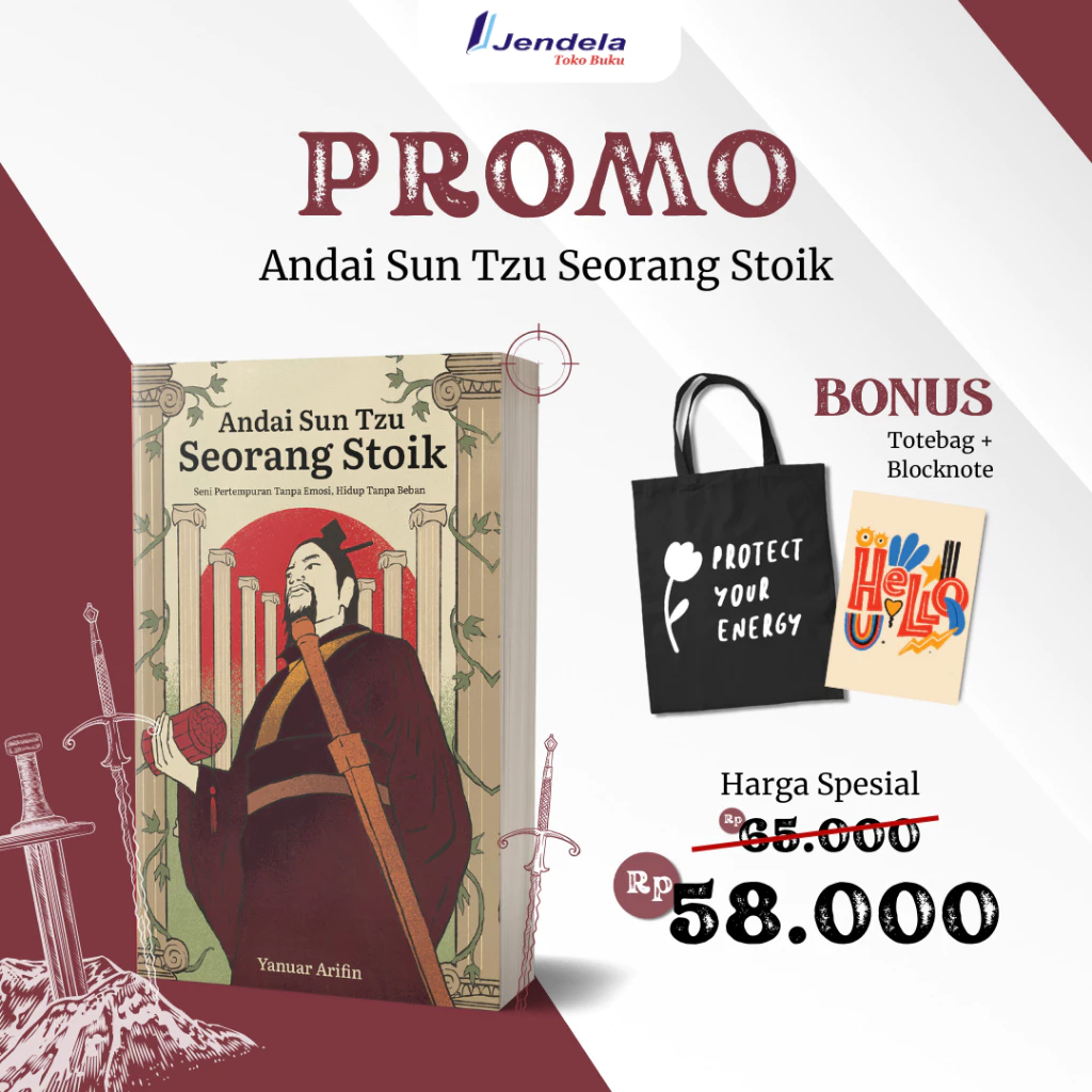 Jual Buku Motivasi Andai Sun Tzu Seorang Stoik Seni Pertempuran Tanpa Emosi, Hidup Tanpa Beban ...