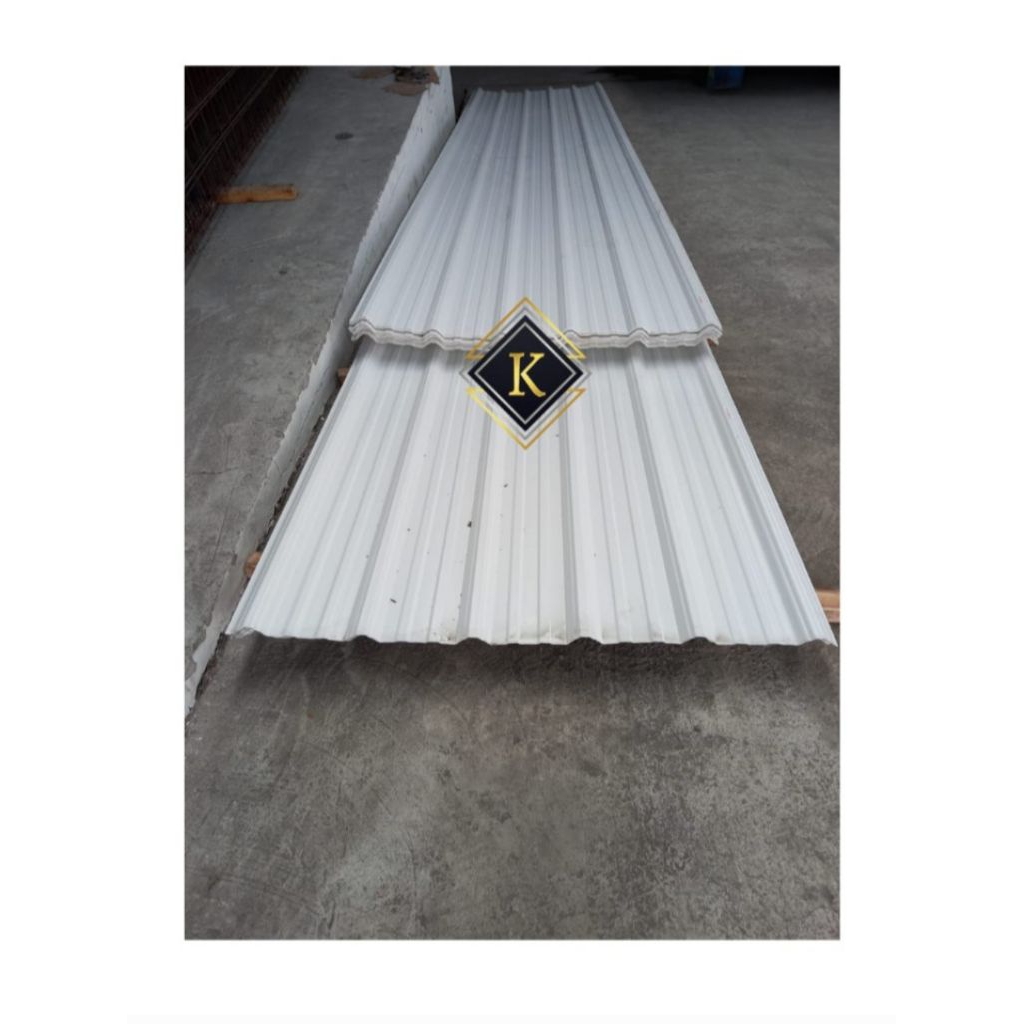 Jual ATAP UPVC THERMO 1000 PANJANG 6 METER X 1,2 MM SINGLE LAYER WALL 1 ...