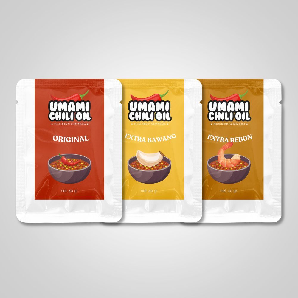 Jual Umami Chili Oil 40gr Pedas Nikmat Kaya Rasa Halal Tanpa Pengawet ...
