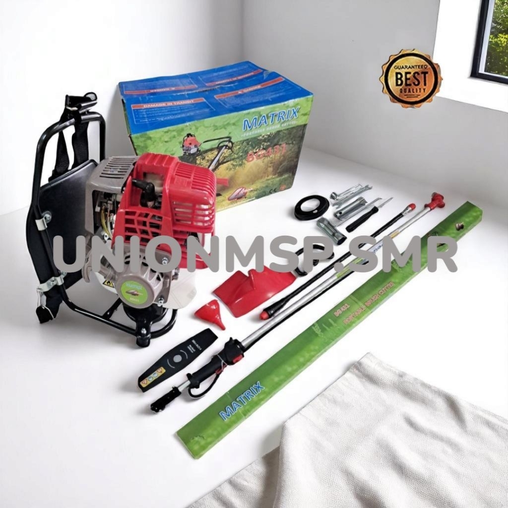 Jual Mesin Potong Rumput Gendong Matrix BG431 4 Tak 43cc | Mesin Babat ...