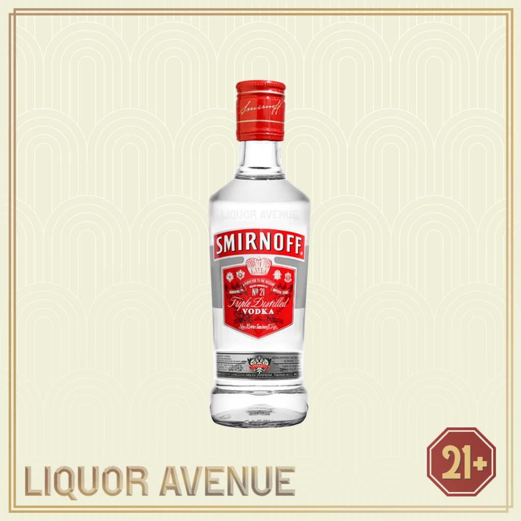 Jual SMIRNOFF Vodka Red Label Original Medium 375ml | Shopee Indonesia