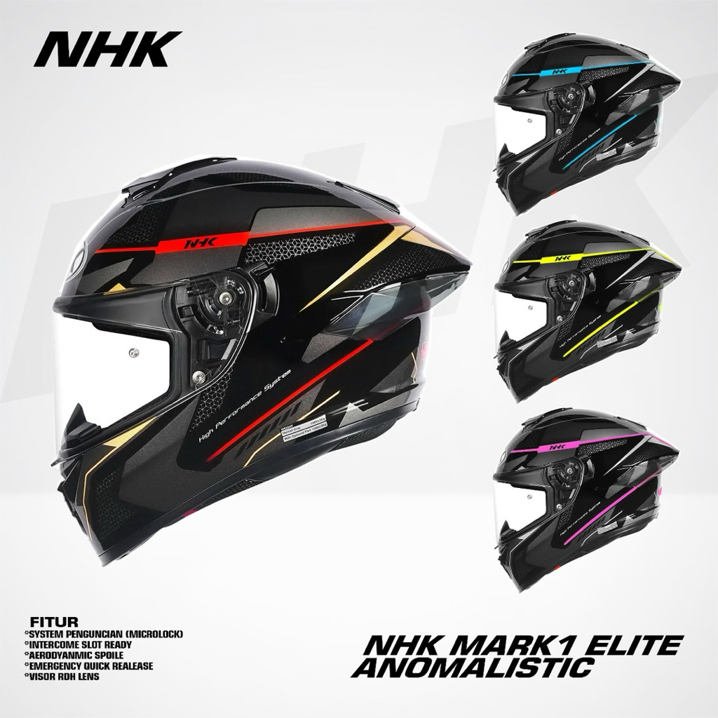 Jual Helm NHK MARK 1 ELITE ANOMALISTIC | Shopee Indonesia