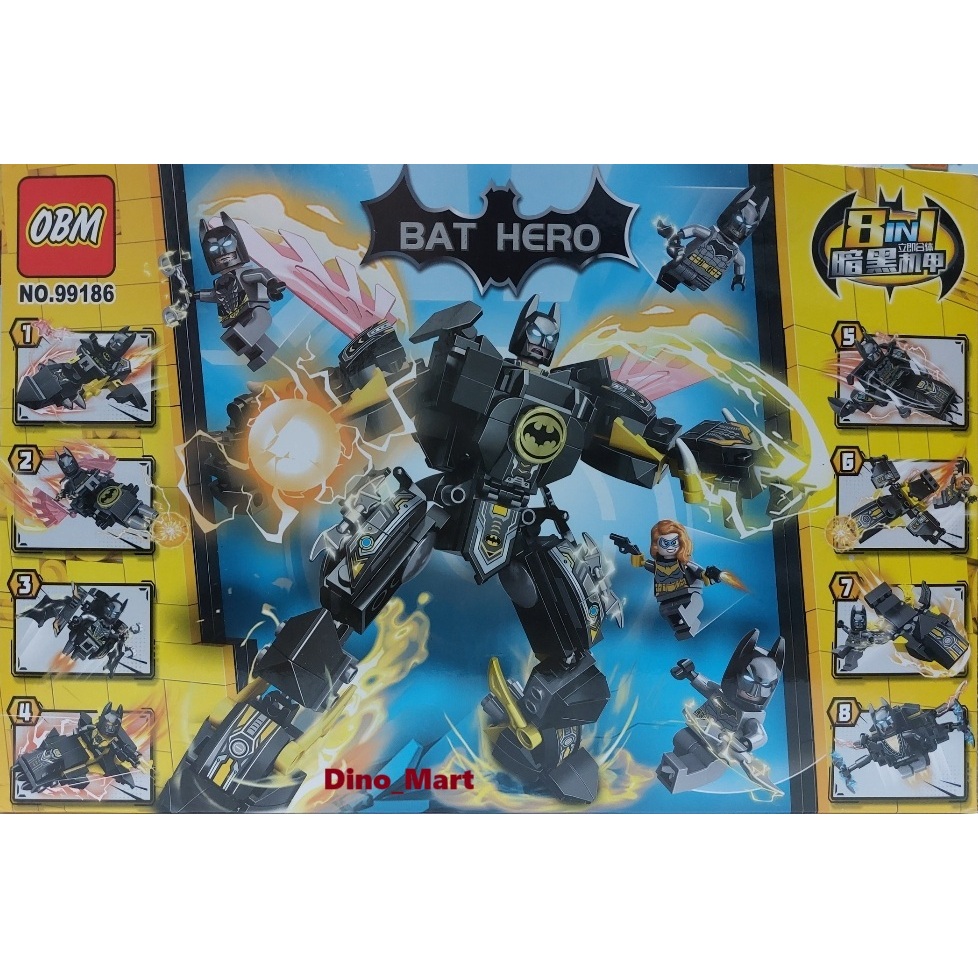 Jual Brick Bat Hero 8 in 1 Mini Figure OBM 99186 - Mainan Anak - Mainan ...