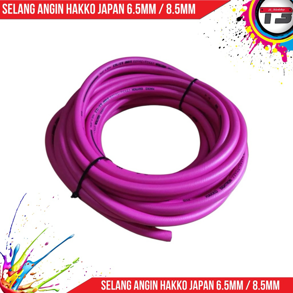 Jual Selang angin air hose flexible HAKKO E-SNF / 5mtr - 1set Coupler Nipple NITTO | Shopee ...
