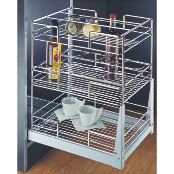 Jual Rak Botol Tarik Stainless Kabinet lebar 40 cm | Shopee Indonesia