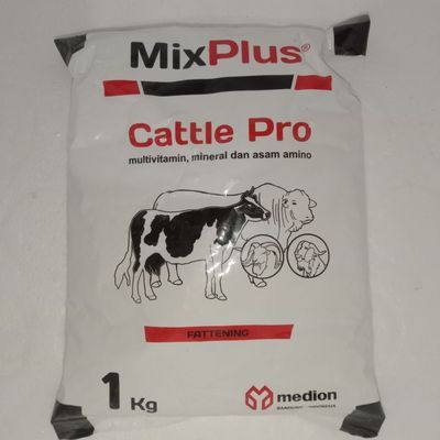 Jual Mix Plus Cattle Pro 1kg Multivitamin, Mineral dan Asam Amino Sapi ...