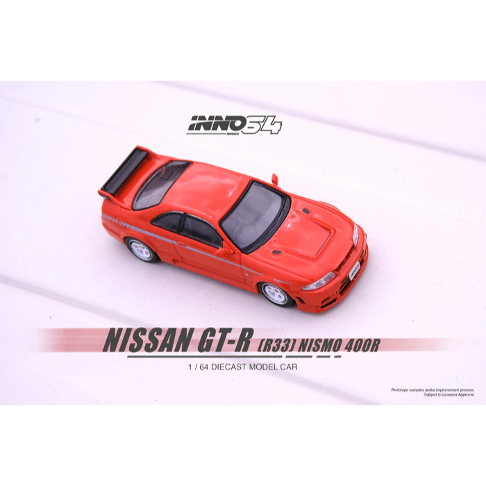 Jual Inno64 1:64 Nissan Skyline GT-R R33 NISMO 400R Super Clear Red II ...