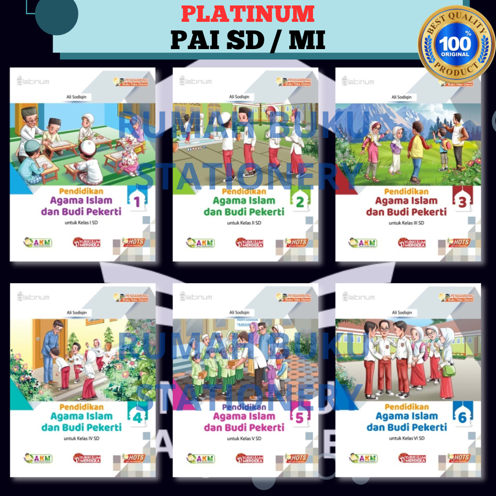 Jual PLATINUM Buku PAI SD/MI Kelas 1 2 3 4 5 6 PENDAIS Pendidikan Agama Islam Dan Budi Pekerti ...