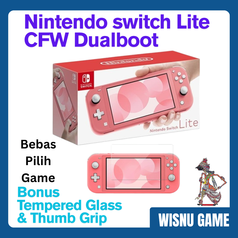 Jual Nintendo Switch Lite Pink CFW Memori 128GB 256GB 512GB 1TB isi ...